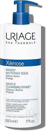 URIAGE Xemose Face & Body Wash for Dry Skin, Prone to Atopic Eczema ...