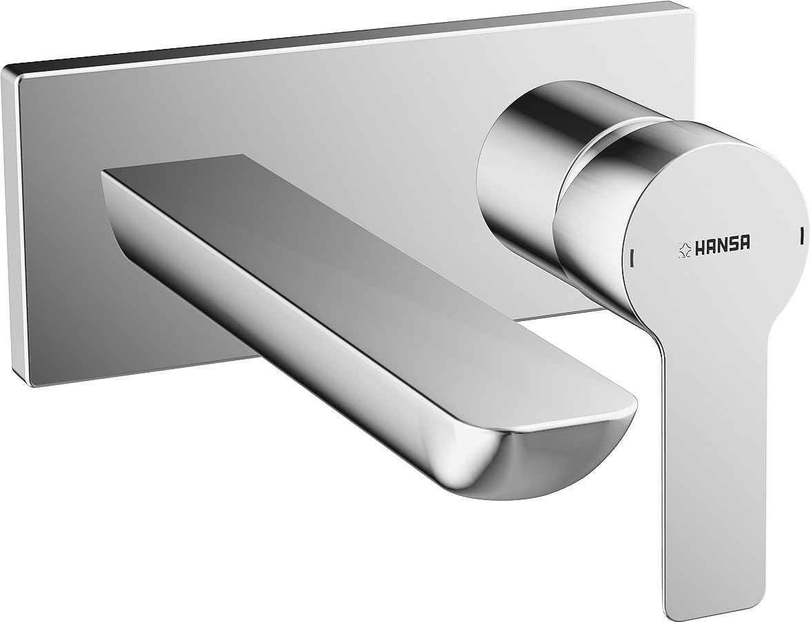 Hansa - Ligna Emb. Matrix Monomando Lavabo Mural Cromo (44892103 ...