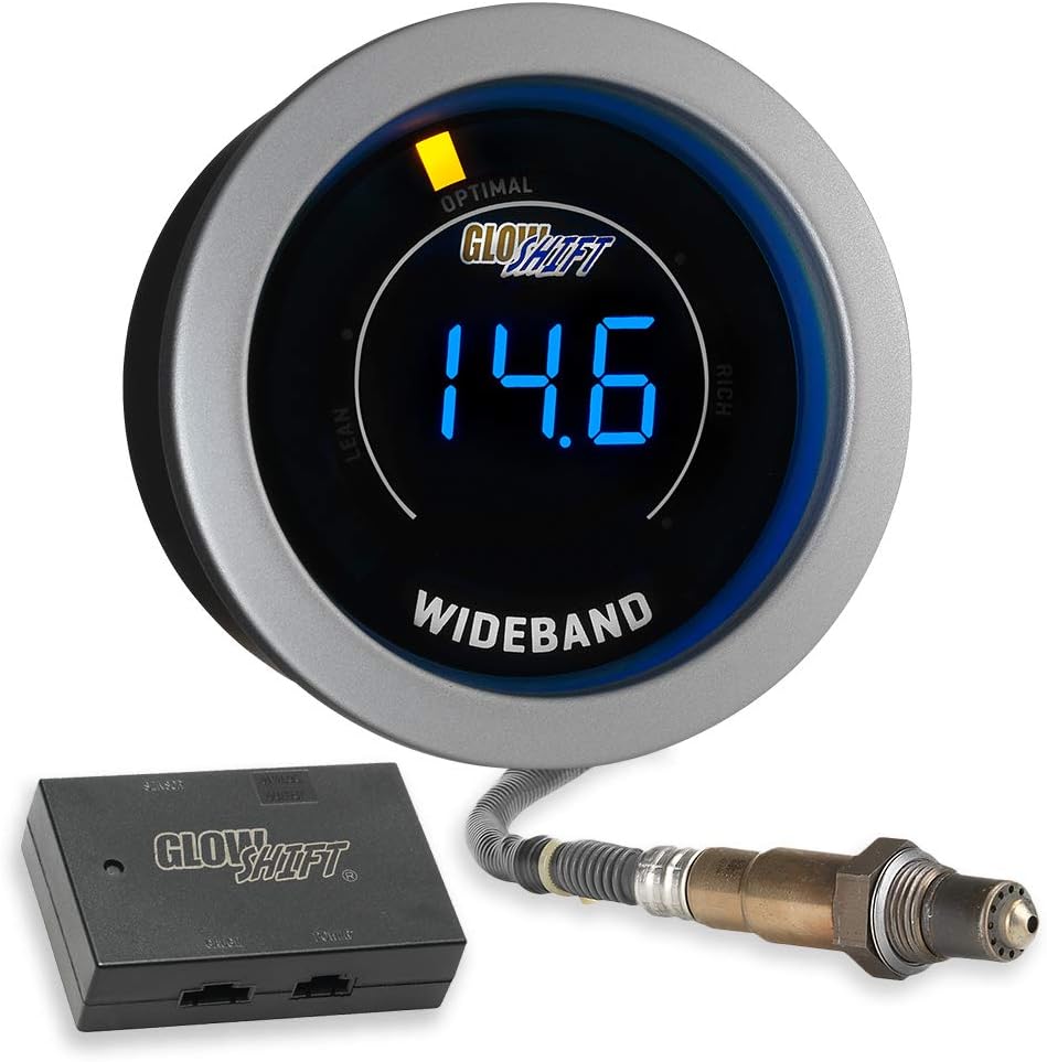 Amazon.com: GlowShift Tinted Series Wideband Air/Fuel Ratio AFR Gauge ...