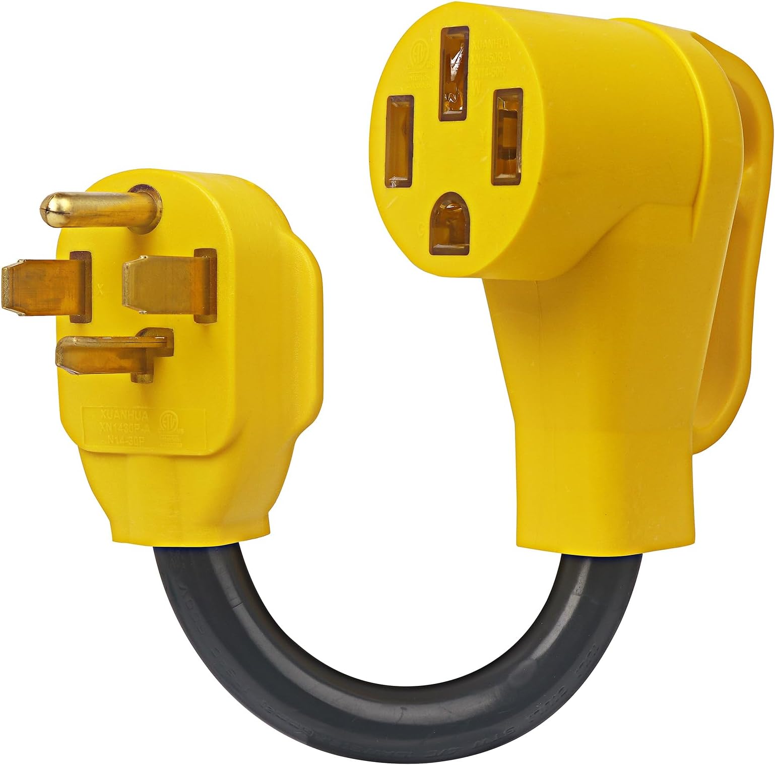 Amazon.com: NEMA 14-30P to 14-50R EV Charger Adapter Cord， 30 AMP Dryer ...