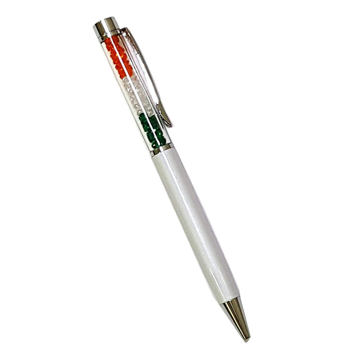 ASIAN Tiranga Indian Tri Colour Crystal Ball pen : Amazon.in: Office ...