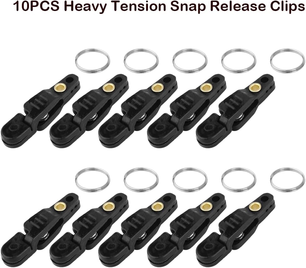 SAUYRASY Heavy Tension Snap Release Clips for Weight Planer Board Kites ...