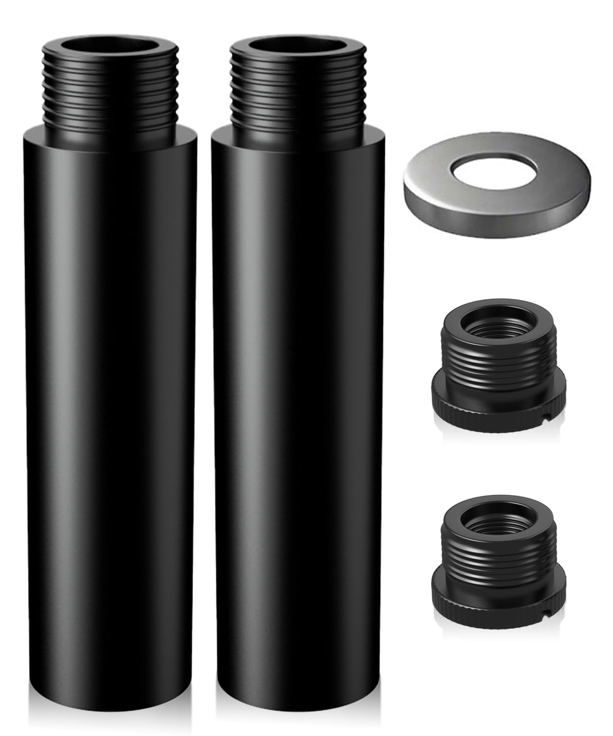Amazon.com: Mic Stand Extension Tube 2 Pieces 5/8 Inch Microphone ...