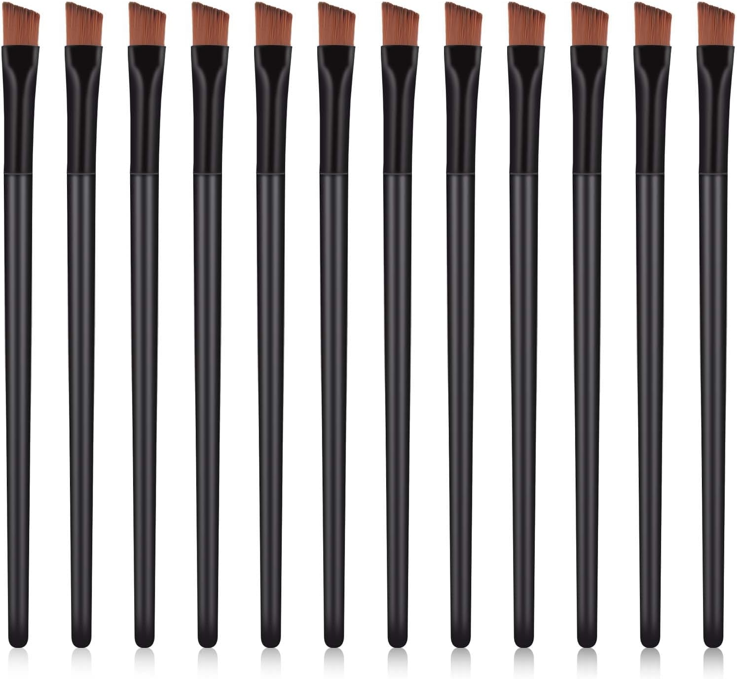 Amazon.com: 200 Pieces Disposable Angled Eyebrow Brushes Bulk Brow Tint ...