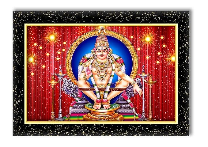 S K Sri Lord Ayyappa Swamy Lord Ayyappan Photo Frame | Desertcart INDIA