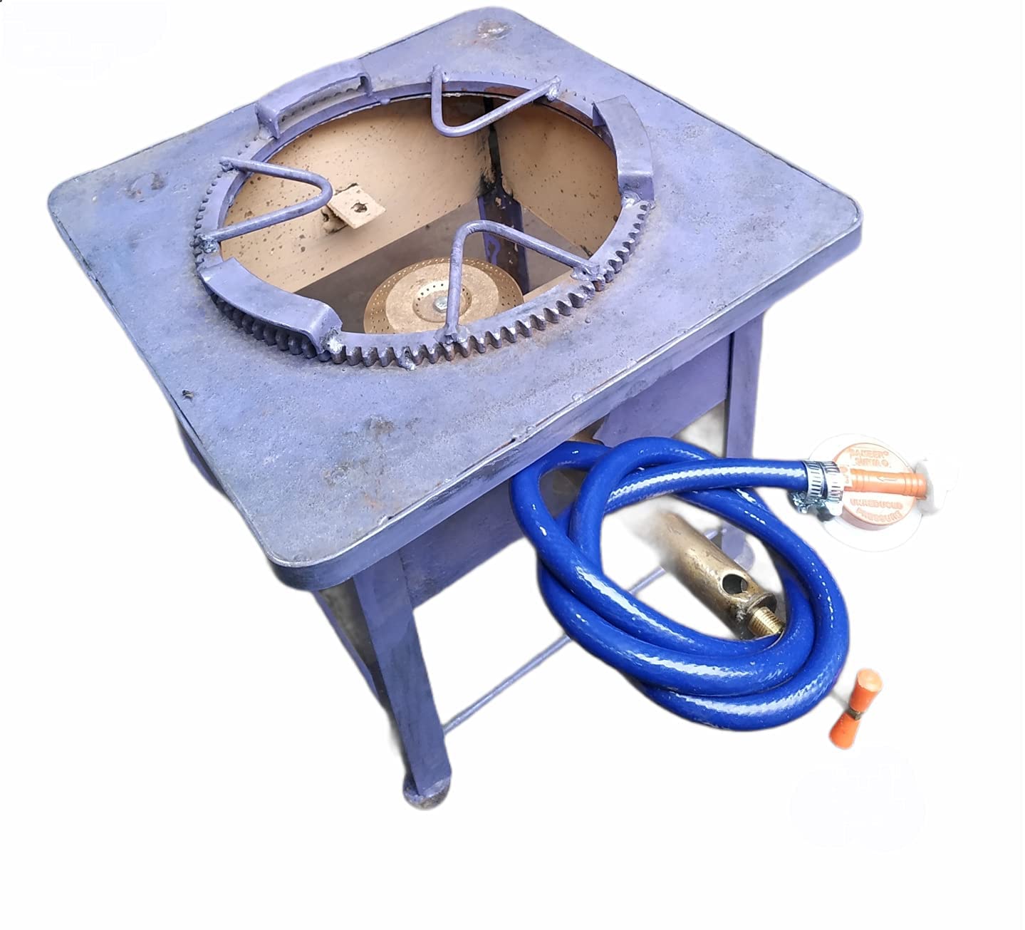 Large Size Iron Bhatti Single Burner Gas Stove Chulha Commercial ...