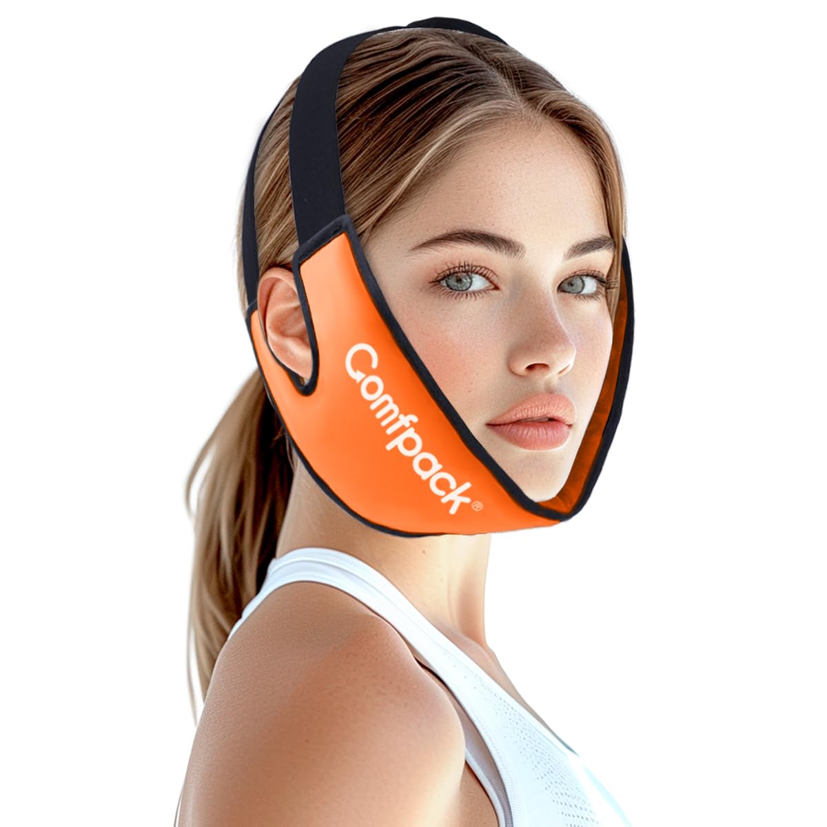 Amazon.com: Comfpack Wisdom Teeth Ice Pack Head Wrap with Ear Hole ...