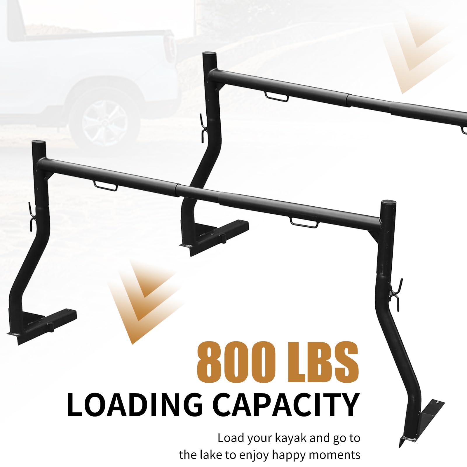 Little Giant Ladder Universal Truck Bed Ladder Rack, Non-Drilling, 900 ...
