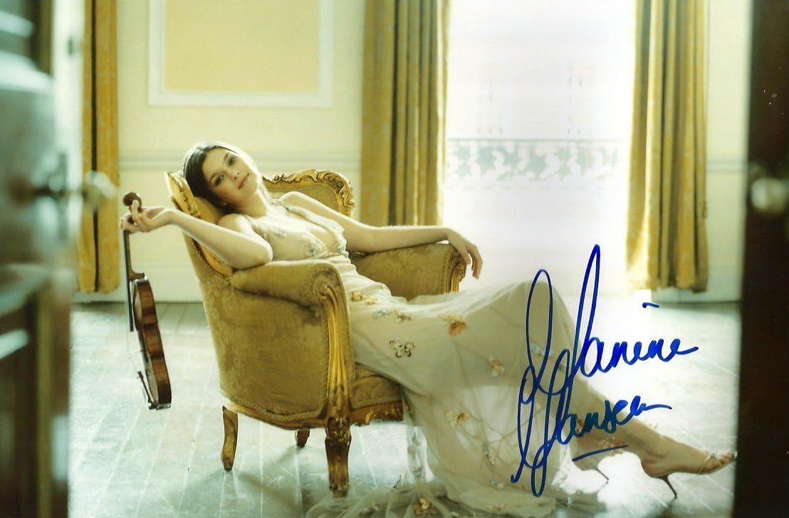 Amazon.com: Janine Jansen VIOLIST autograph, In-Person signed photo ...