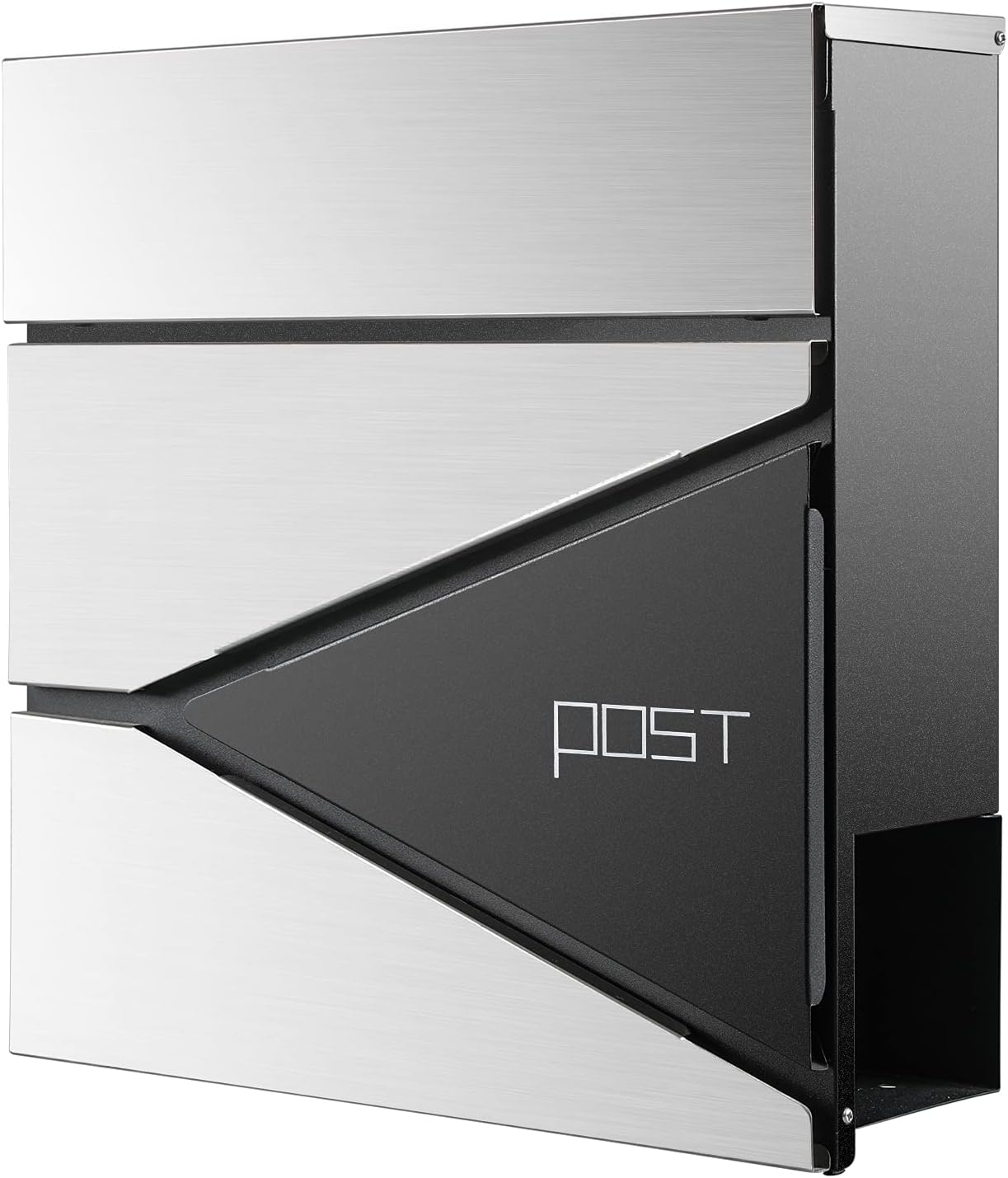 KYODOLED Wall Mounted Steel Vertical Locking Mail Box for Outside,Extra ...