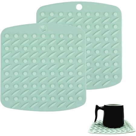 Silicone Mats Non Slip Heat Proof Mats Extra Thick Silicone Trivet Heat ...