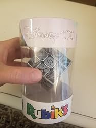 Amazon.com: Rubik's Cube, Disney 100th Anniversary Metallic Platinum ...