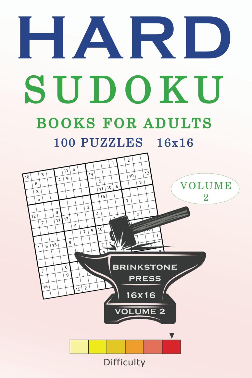 Hard Sudoku Books for Adults: Volume 2: Brinkstone Press: 9781953383082 ...