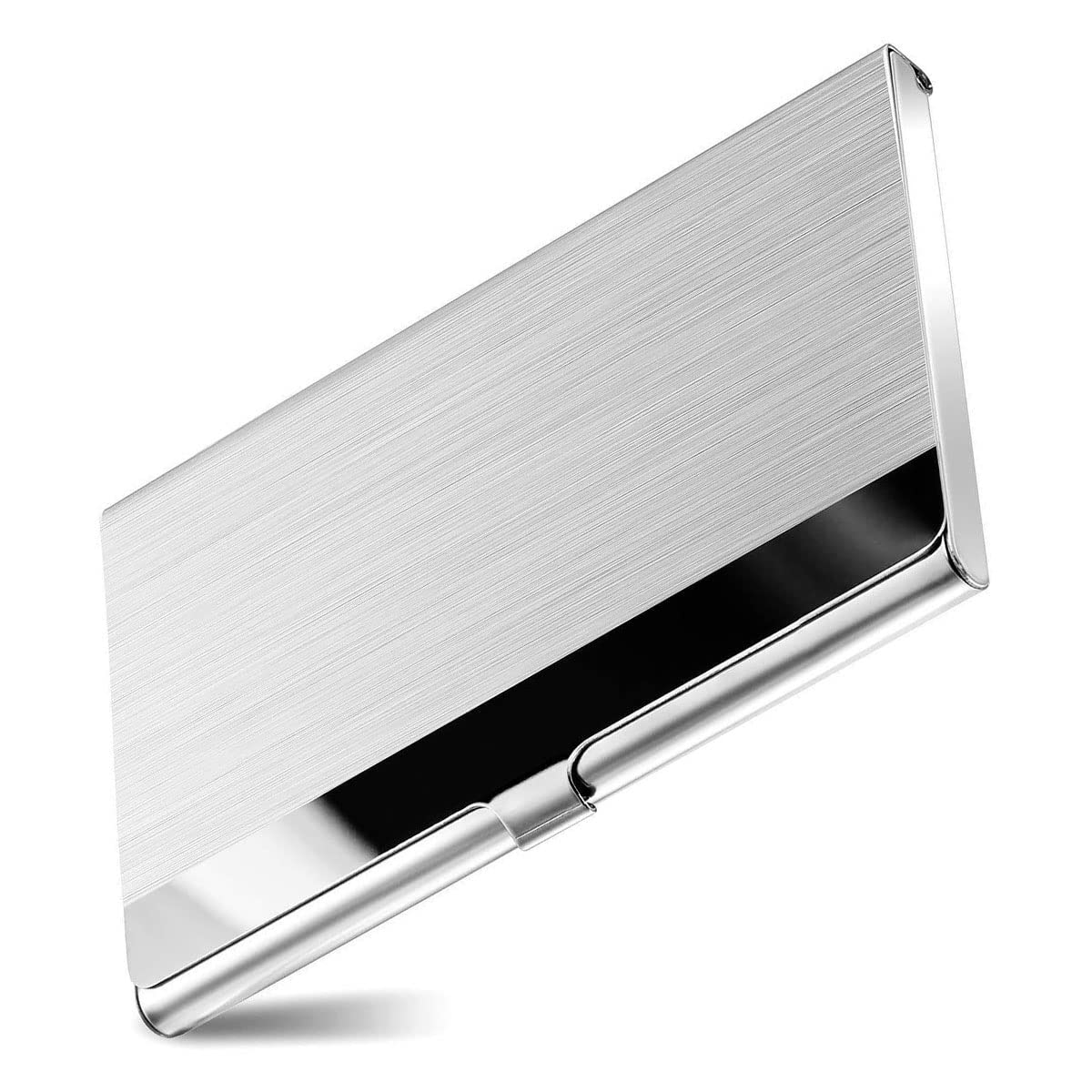 Jagowa 1 Piece Business Card Holder Slim Metal Stainless Steel Pocket ...