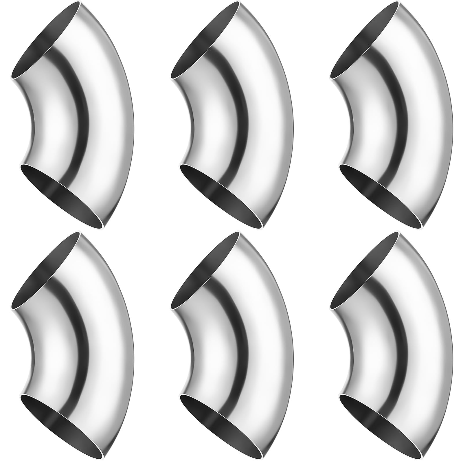 Snapklik.com : Datanly 6 Pieces 90 Mandrel Bend Elbow SS304 Stainless ...