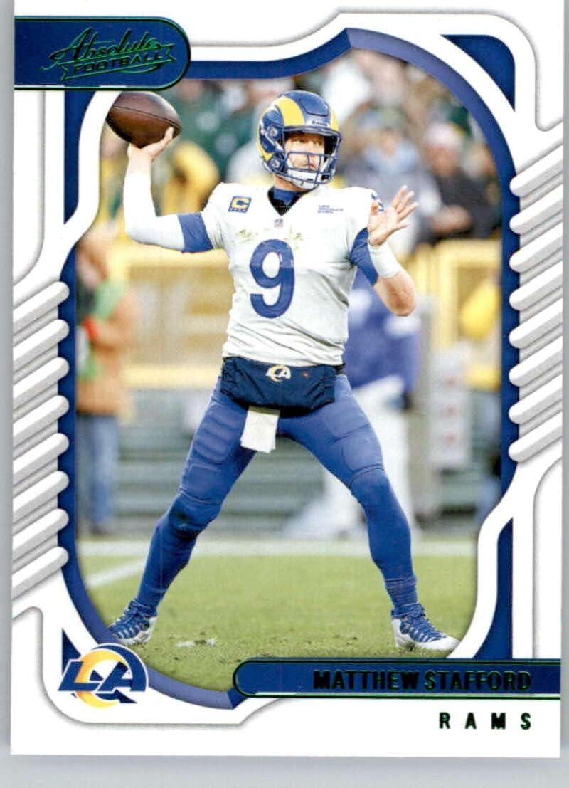 Amazon.com: 2022 Panini Absolute Green #34 Matthew Stafford NM-MT Los ...