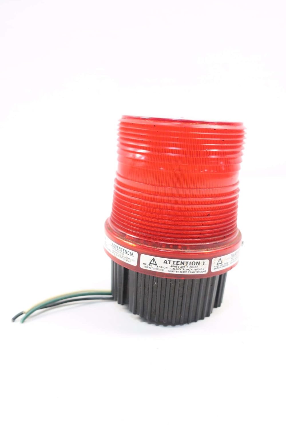 FEDERAL SIGNAL FB2PST FIREBALL II RED STROBE WARNING LIGHT 120V-AC ...