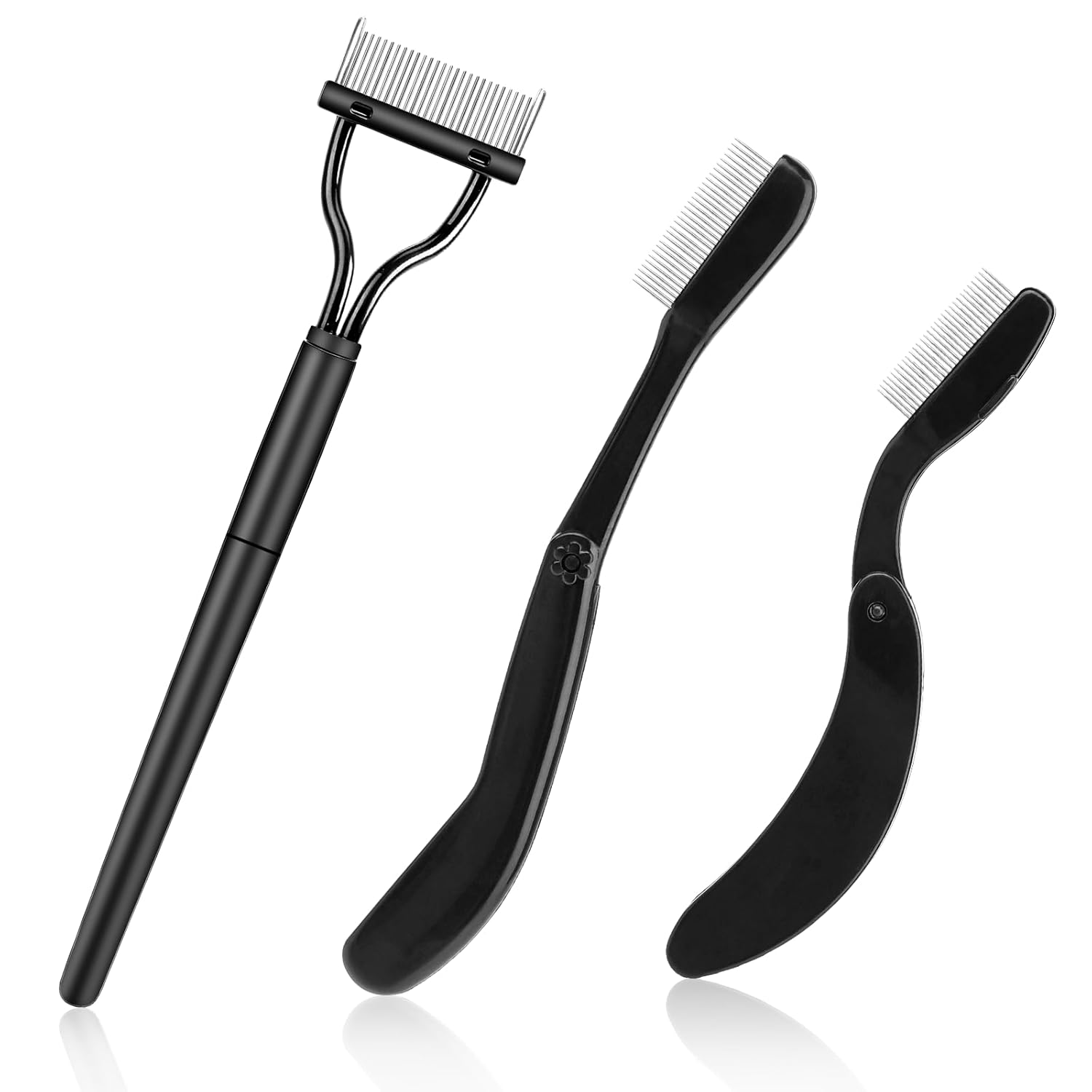 Amazon.com: Molain Eyelash Comb Set, 3Pcs Foldable Eyelash Separator ...