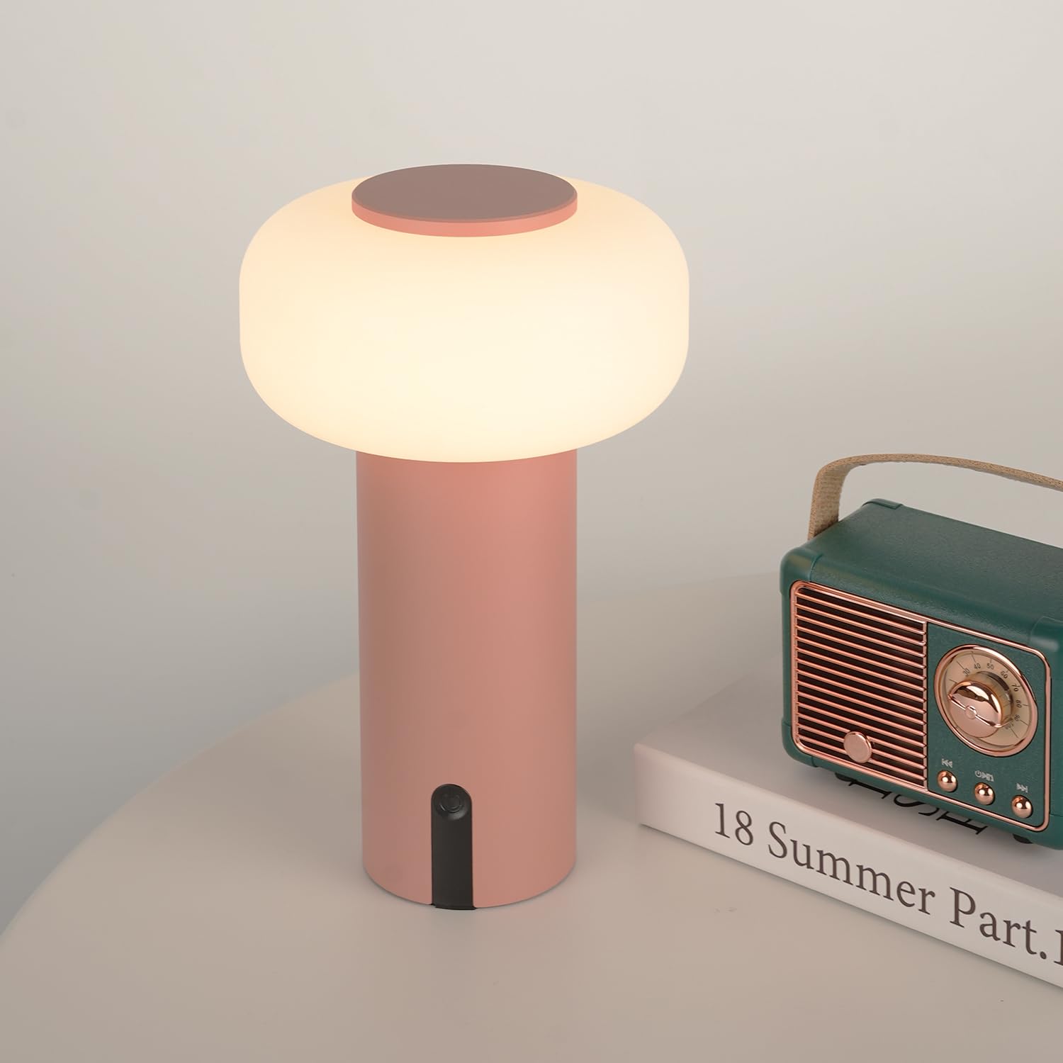 WEILAILUX Shower Lamp Waterproof, Outdoor Cordless Table Lamp ...