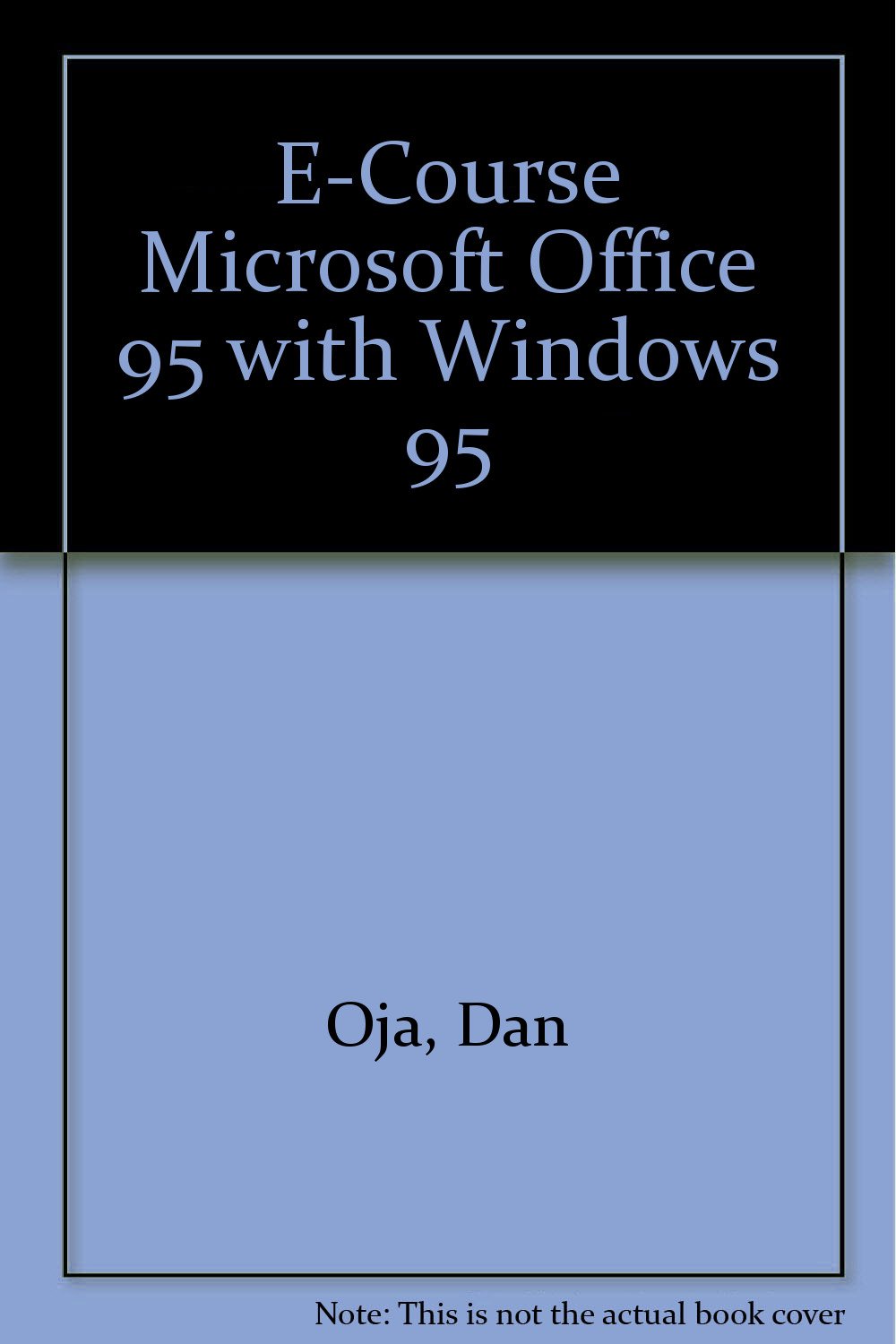 Buy E-Course Microsoft Office 95 with Windows 95 Book Online at Low ...