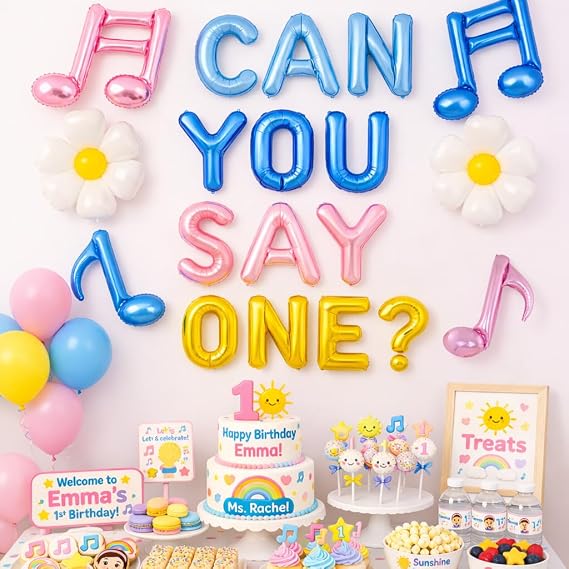 Amazon.com: Beaumode CAN YOU SAY ONE Letter Balloons 19pcs 18inch for ...