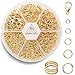 Amazon.com : Handyman Crafts Jump Rings Kit With1000PCS Open Jump Rings ...