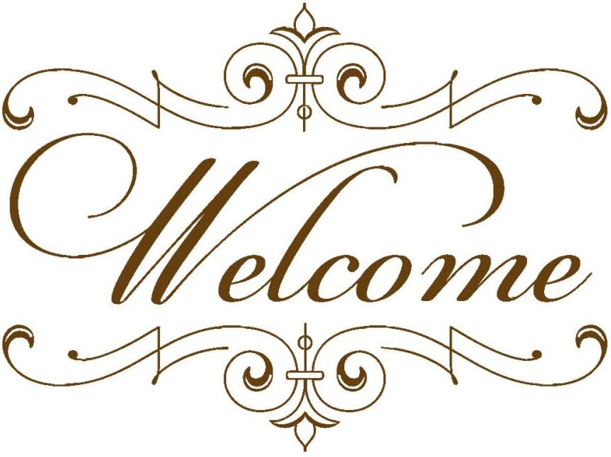 Amazon.com: Welcome Vinyl Wall Decal : Tools & Home Improvement