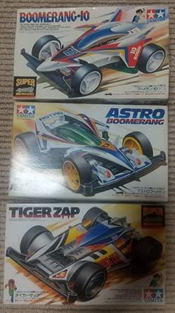 Amazon.co.jp: Tamiya Model Mini 4WD Boomerang 10 Astro Boomerang Tiger ...