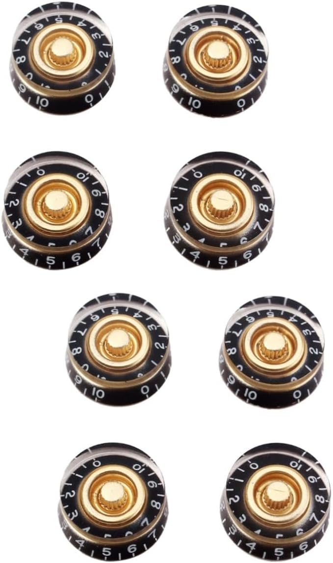 Amazon.com: Set of 8 Pieces Volume Knob Volume Tone Control Knobs ...