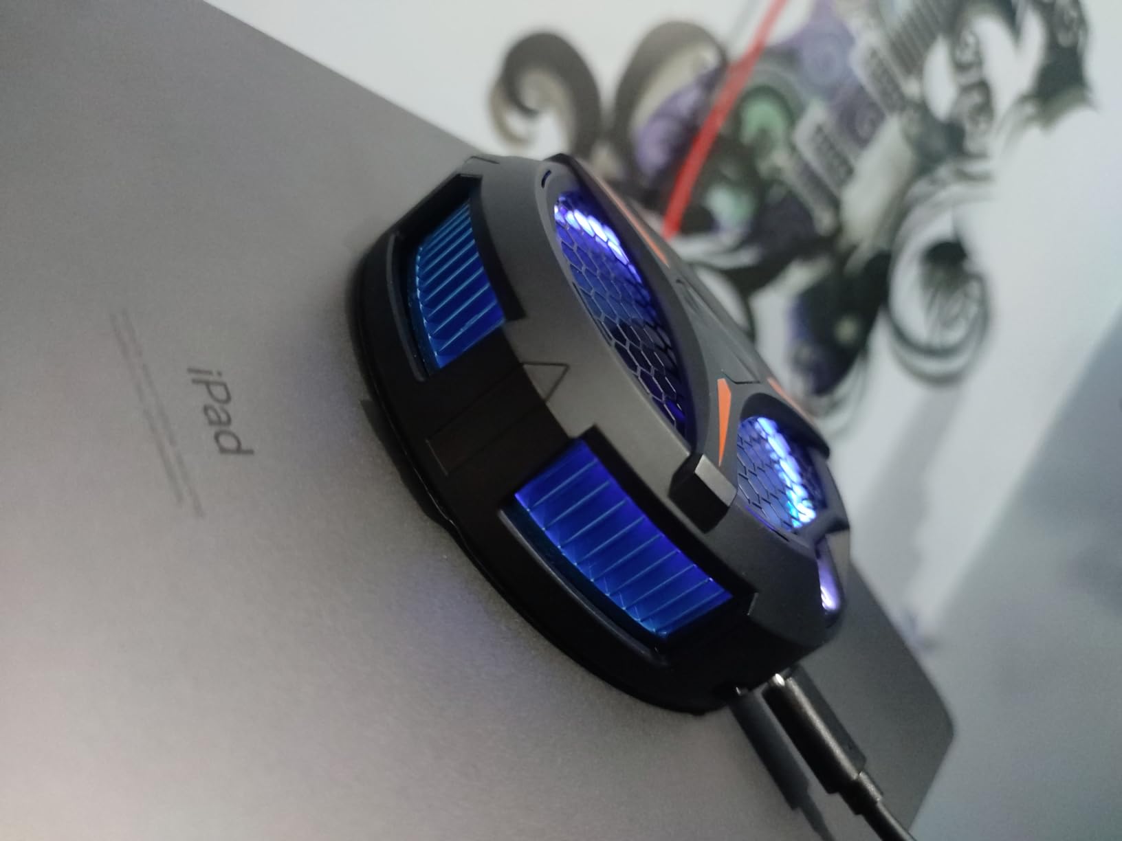 iPad Cooler, Phone Cooler Gaming Fan, Laptop Cooler Cooling Pad ...