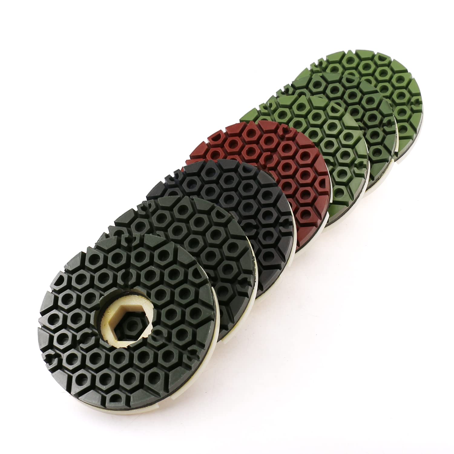 Snapklik.com : HOMESOM 1PC 6 Inch Snail Lock Edge Polishing Pad Diamond ...