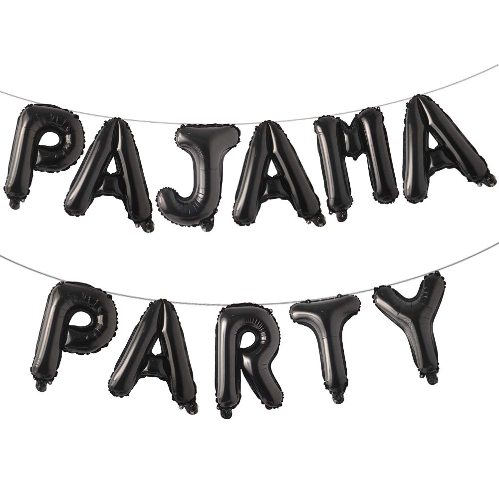 Sleepover Sign Black And White