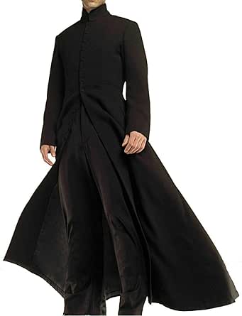 Amazon.com: Jokird Matrix Neo Keanu Reeves Black Costume Adult Gothic ...