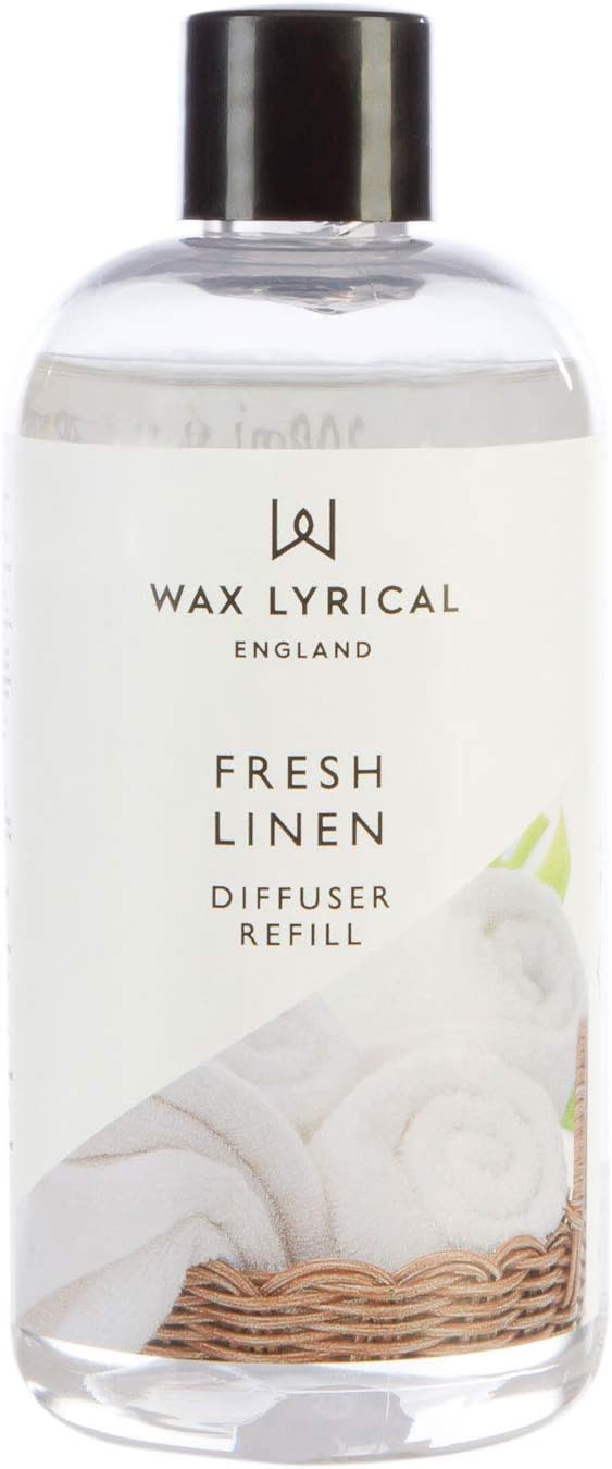 Wax Lyrical Fresh Linen Reed Diffuser Refill - 200ml | Uplifting Scent ...