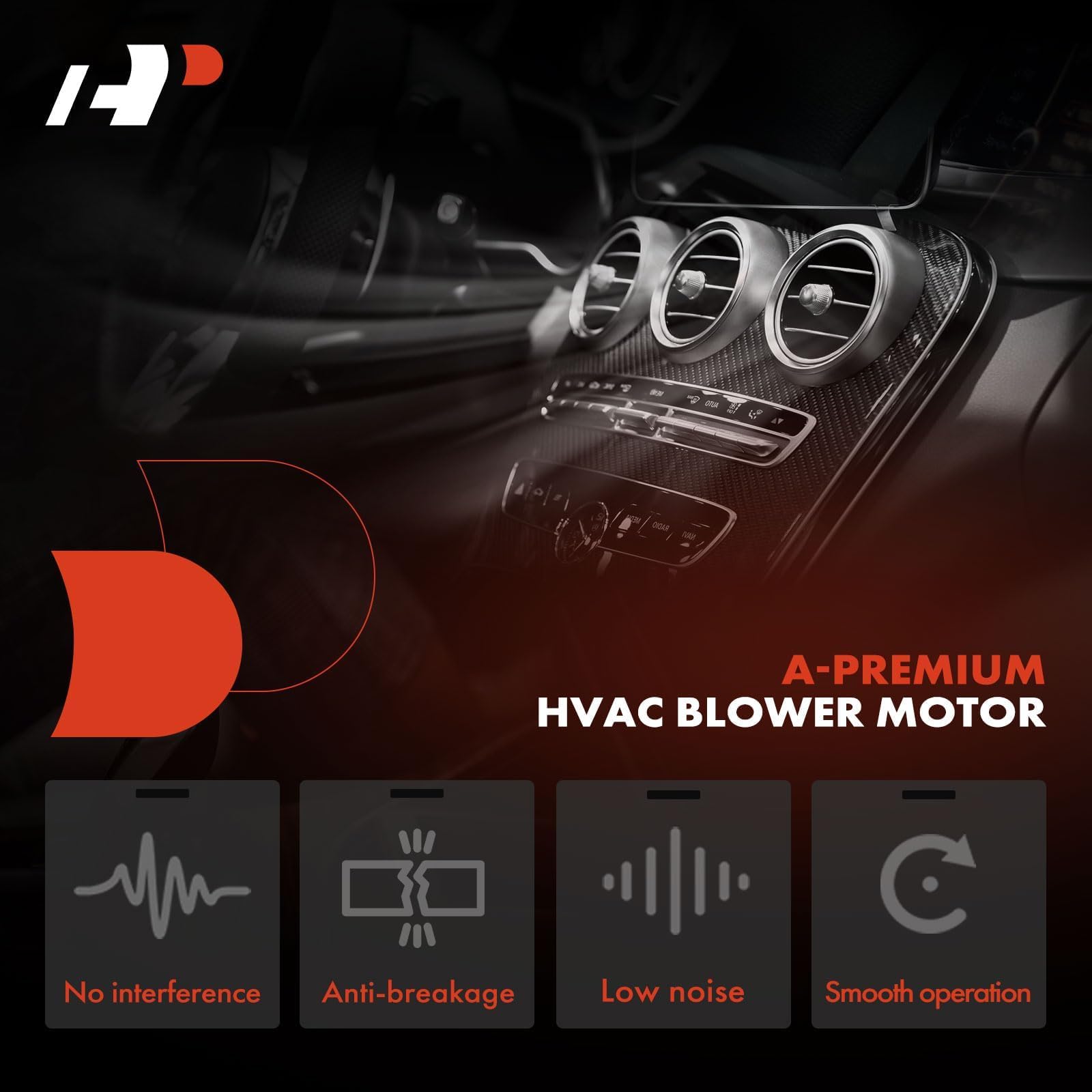 A-Premium Front HVAC Heater Blower Motor Assembly Compatible with Ram ...