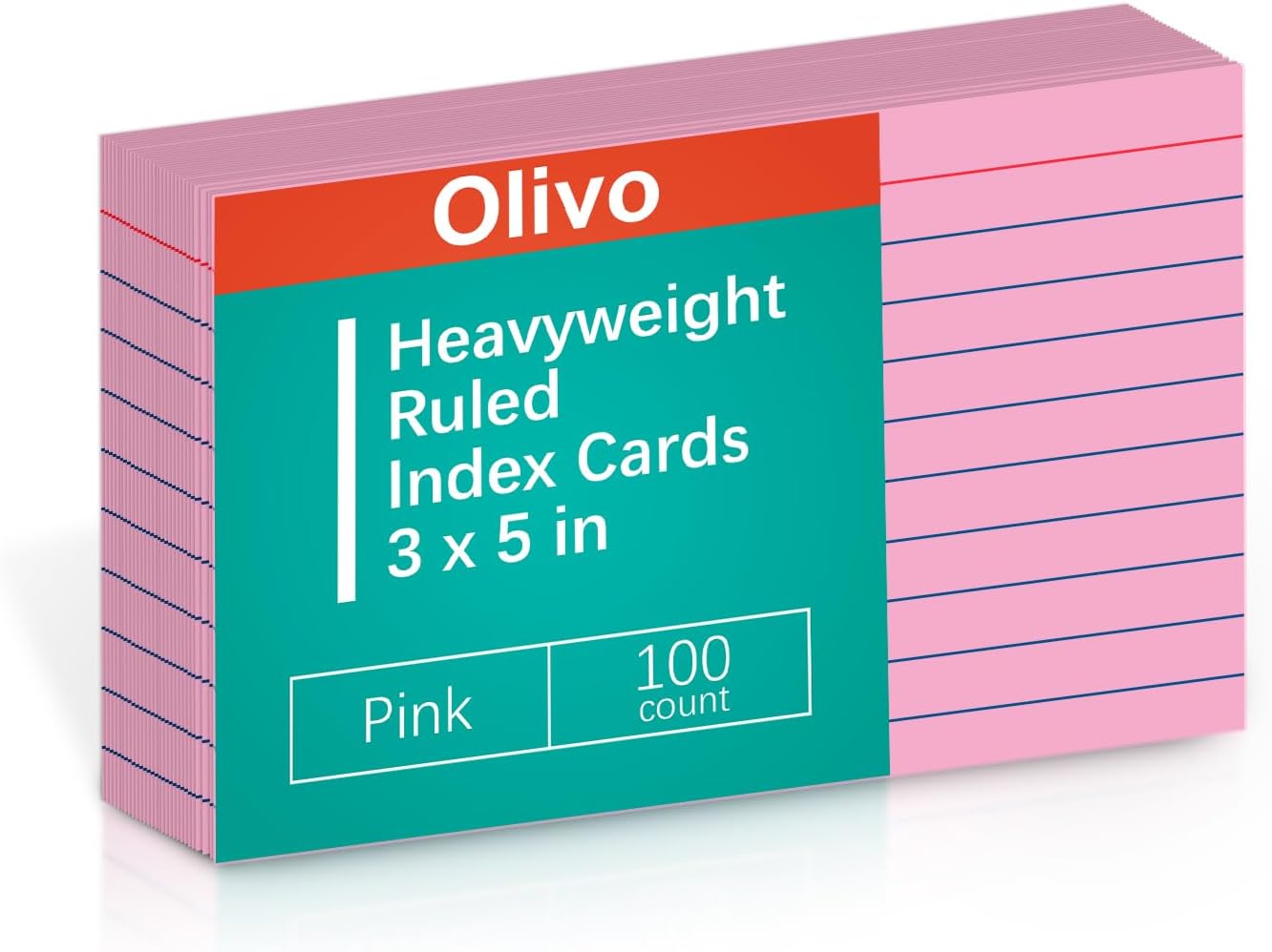 Amazon.com : PPAPPAPPIYO Set of 50 3x5 Color Blank index cards 180gsm ...