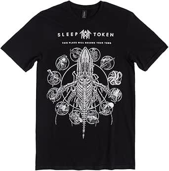 Sleep Token Tomb Whale Black T Shirt | Amazon.com