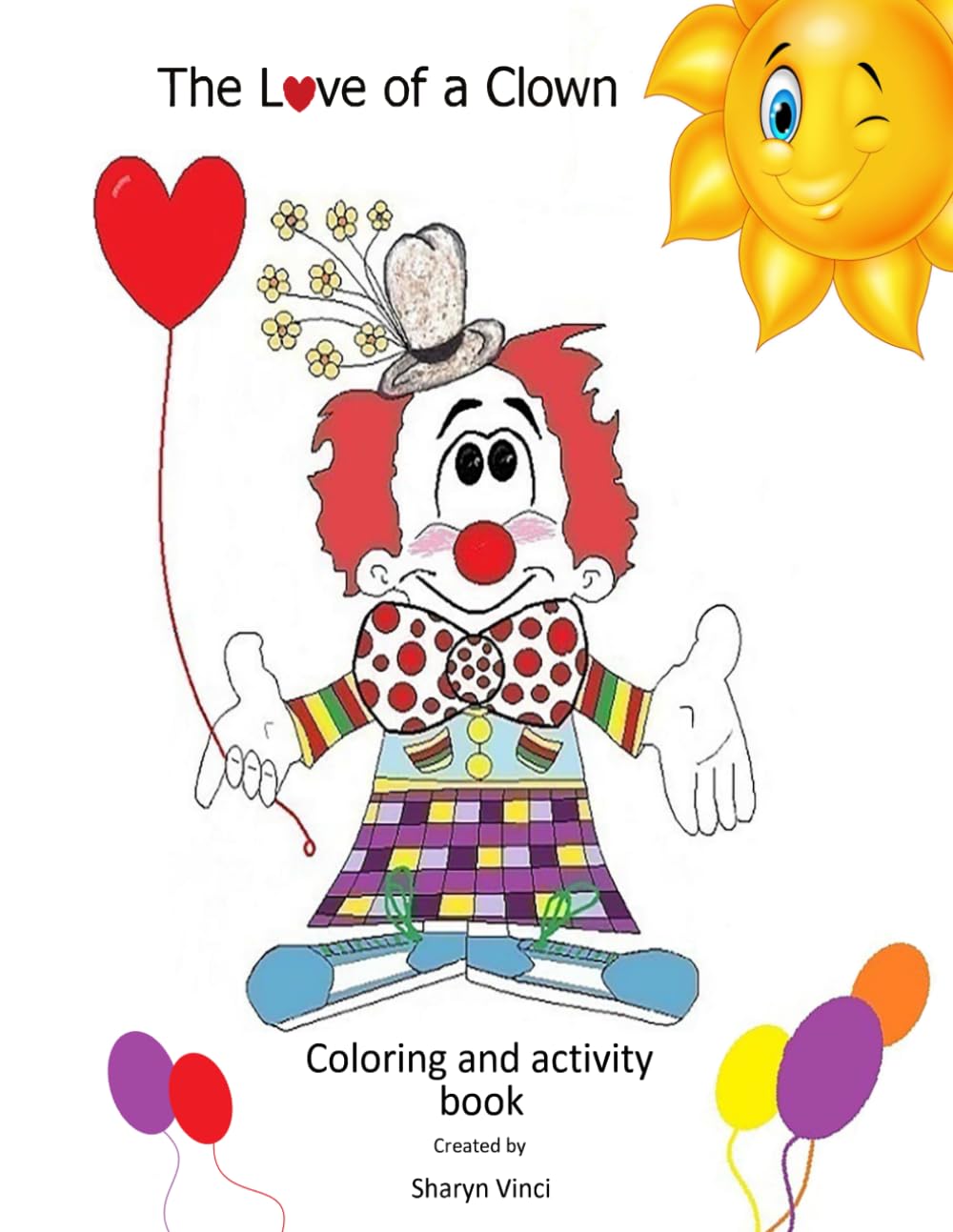 The Love of a Clown: Coloring and activity book: Vinci, Sharyn L, Vinci ...