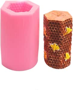 Amazon.com: Colabrili Silicone Bee Honeycomb Molds, 3D Hexagon Beehive ...