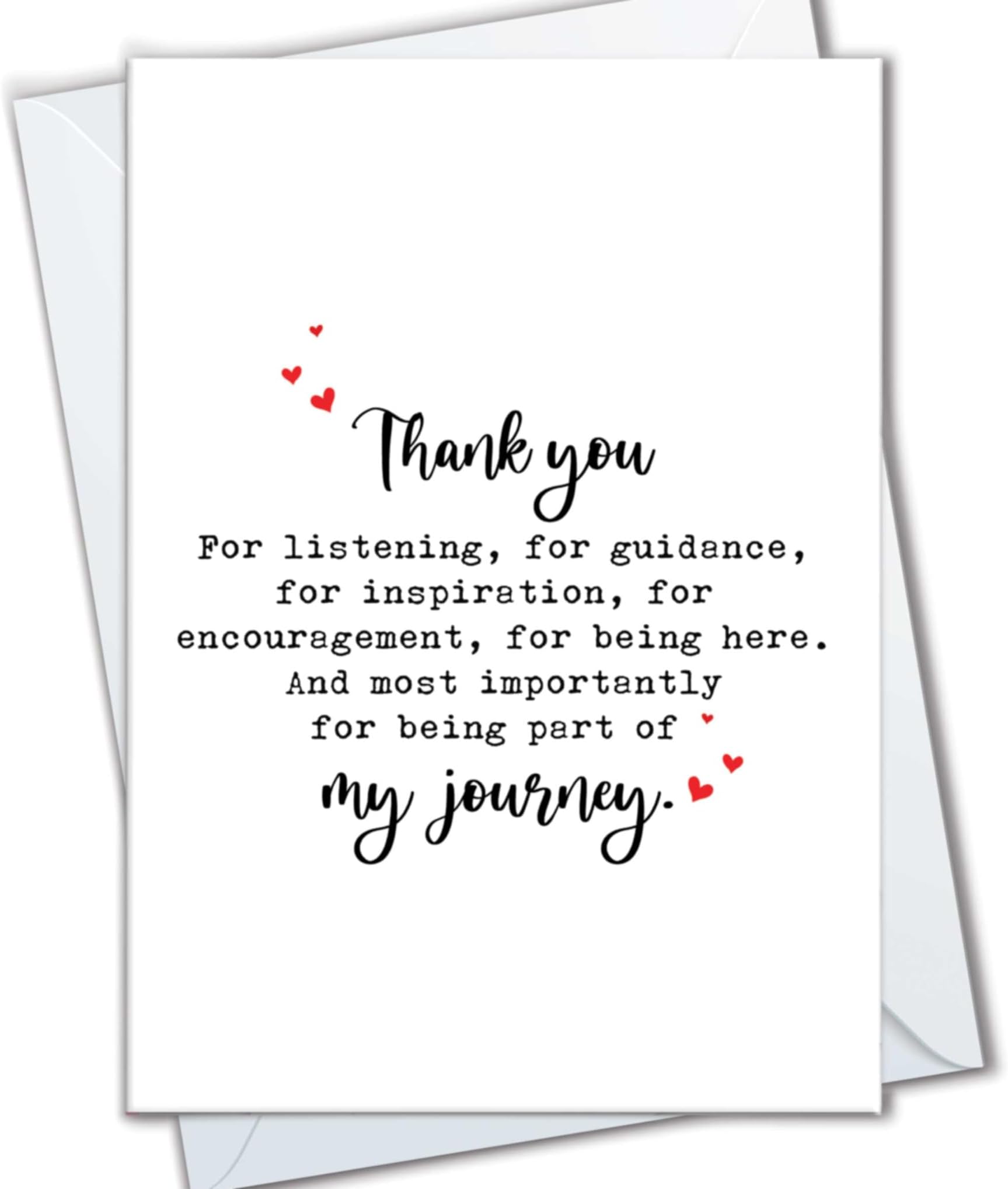 Amazon.com : Cute Appreciation Card for Men Women, Thank You Card for ...