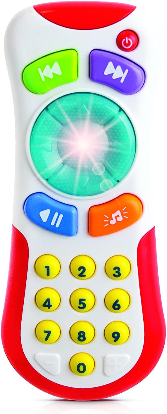 Amazon.com: Baby Remote Control Toy for 3 Months & Up - Light Up Toy ...
