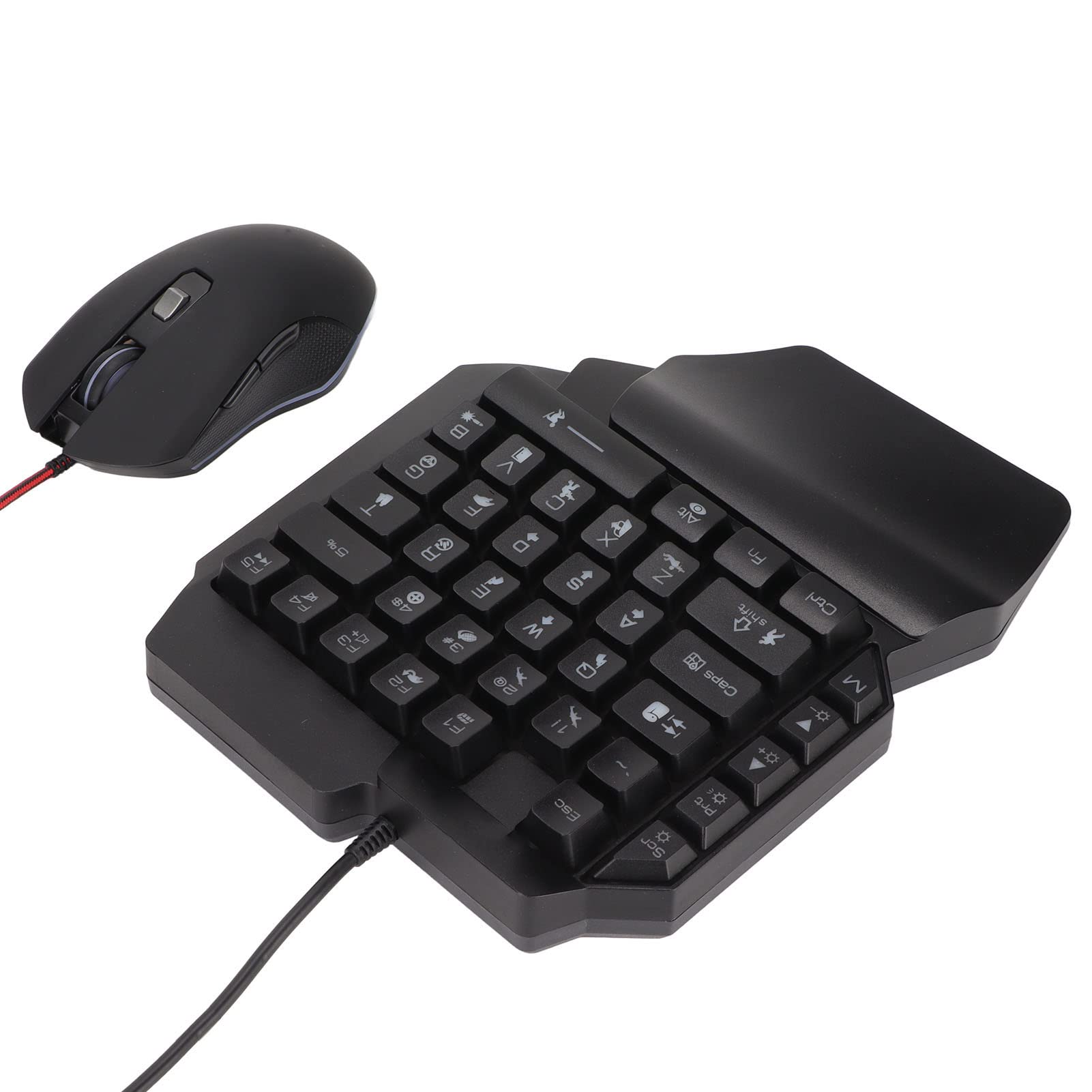 Buy Wired Keyboard and Mouse Combo Anti-Ghosting One-handed Keyboard ...