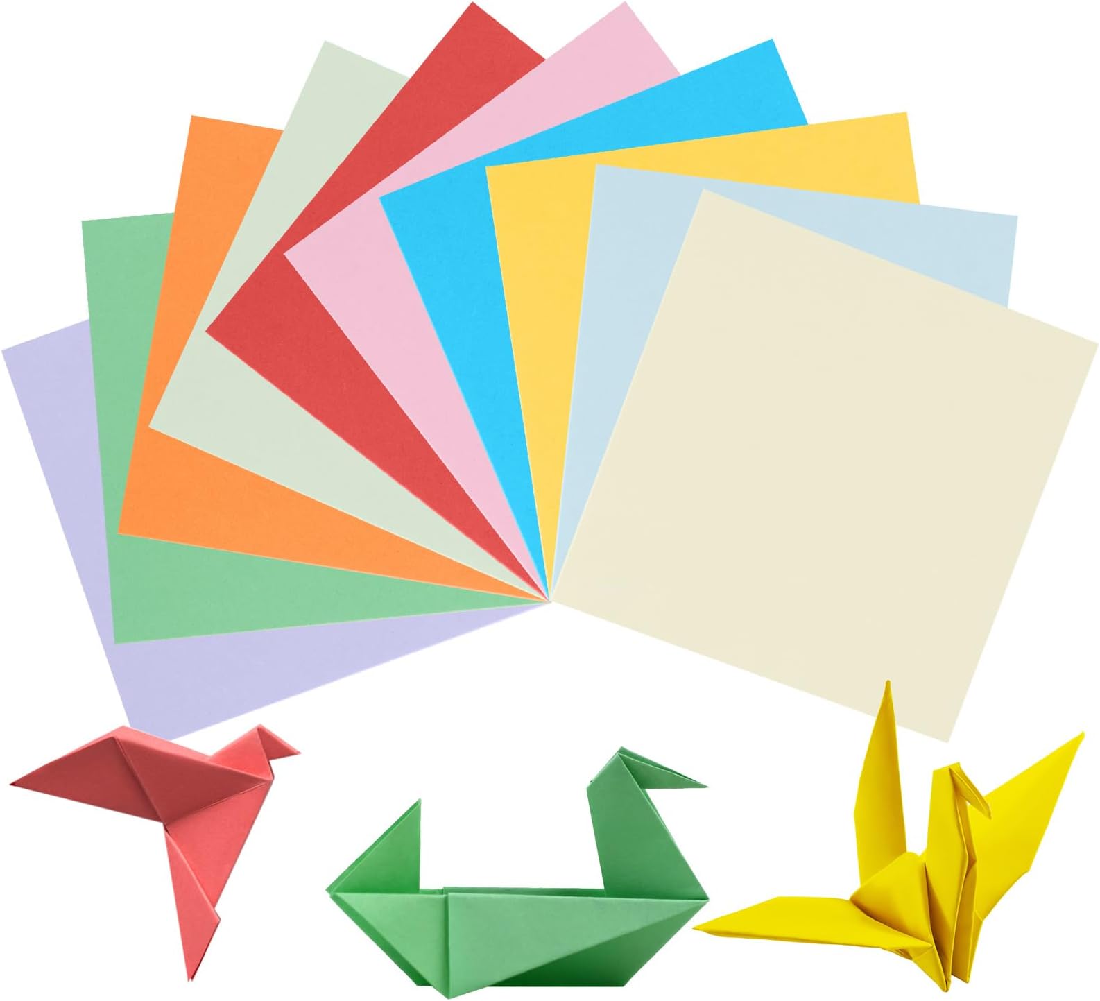 Opret Origami Paper, 100 Sheets 20x20cm / 8 inch Large Origami Paper 50 ...