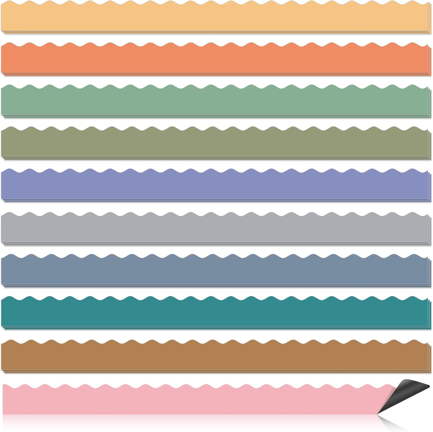 Amazon.com: 30 Pcs Magnetic Borders for Classroom Whiteboard - Boho ...