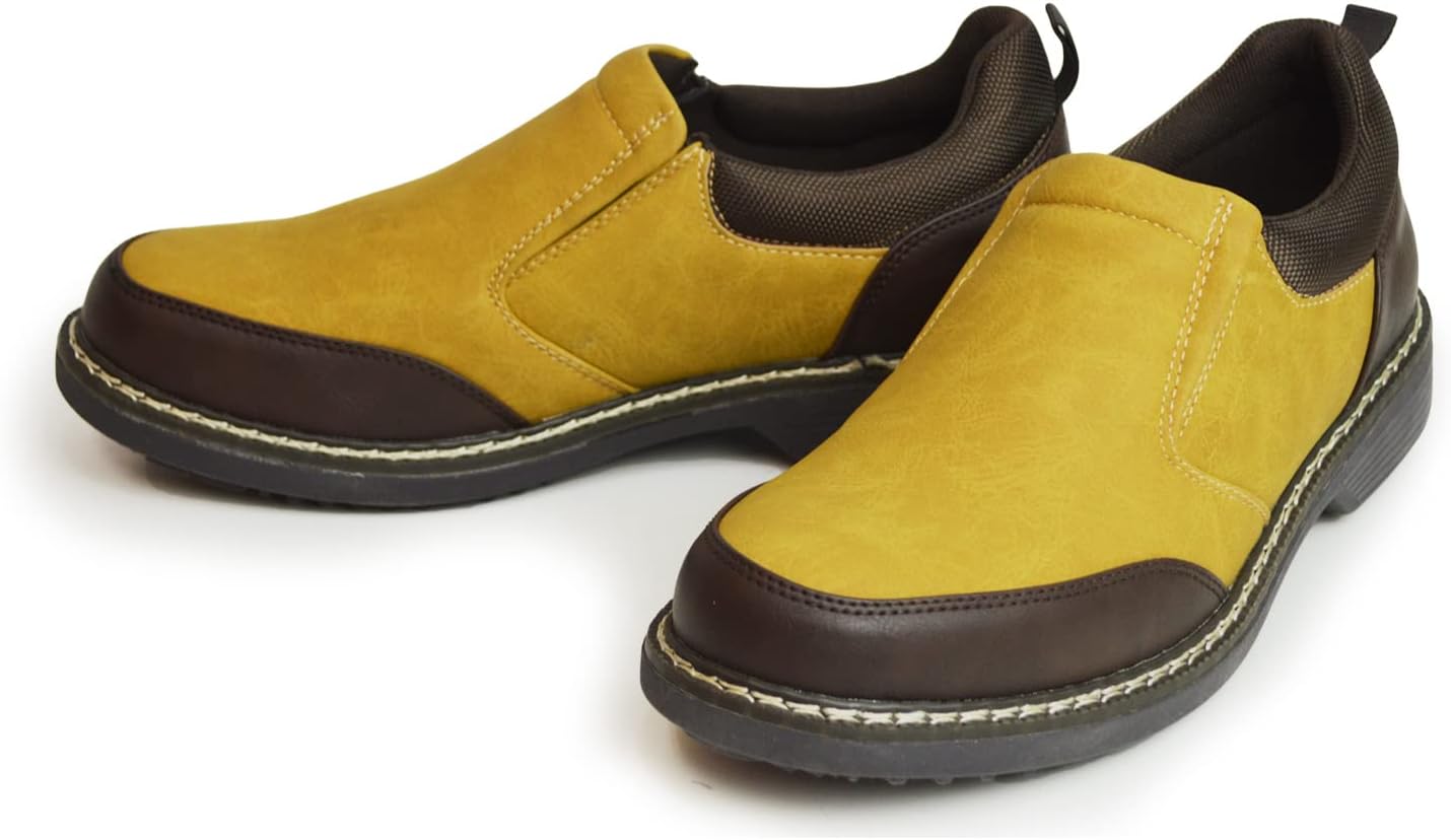 Amazon | [CAPTAIN STAG] スリッポン メンズ カジュアルシューズ トレッキングシューズ 防水 アウトドアシューズ マウンテンブーツ 登山靴 3E 幅広 アクティブシューズ ...