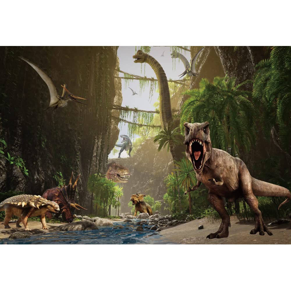 Dinosaur Backdrop 7x5ft Kids Dinosaur Birthday Party Backdrop Dinosaur ...