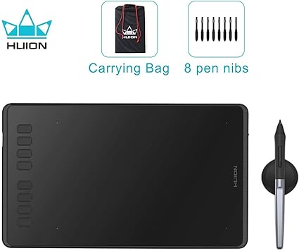 Huion Inspiroy H950P Graphics Drawing Tablet with Tilt Response Battery ...