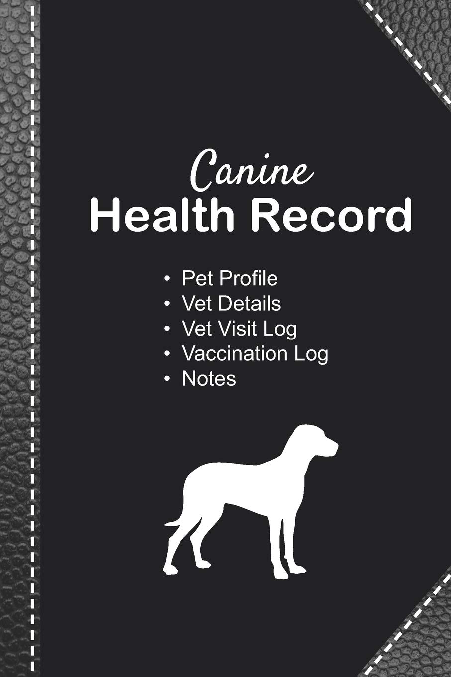 Canine health record: Dog vaccine record book | Pet health record ...