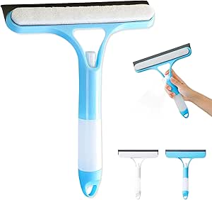 Amazon.com: 3 in 1 Spray Window Squeegee Cleaner Scraper, WindowSqueegee with Brush and Built-in ...