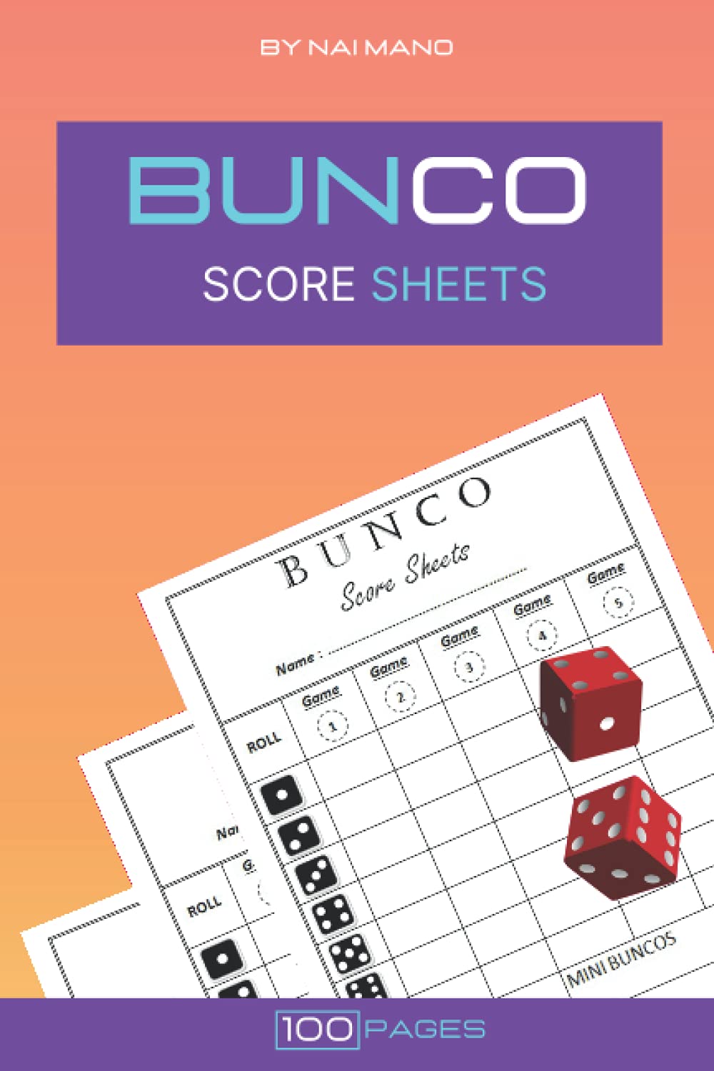 Bunco Score Sheets 6 Rounds